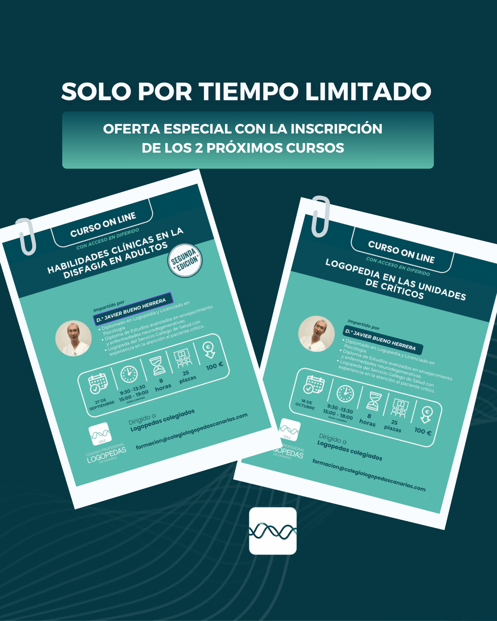 Descuento en cursos combinados – Colegio Oficial de Logopedas de Canarias